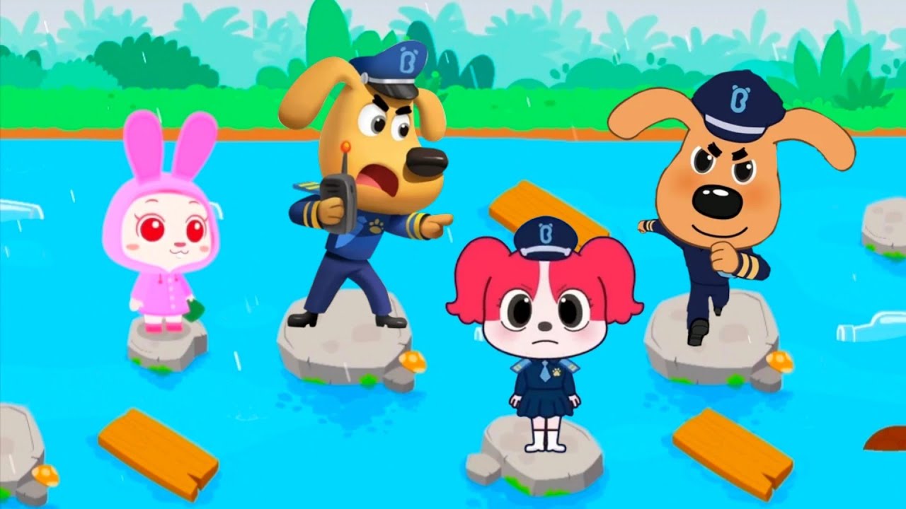 Safety Sheriff Labradors #43 Help Officer Doberman to with Safety ...