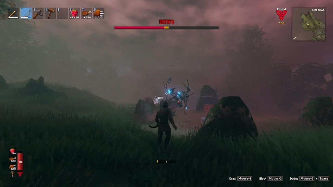 valheim episode 2 - boss fight?? - YouTube