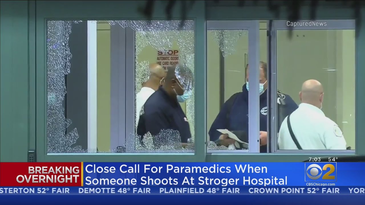 Close Call For CFD Paramedic When Someone Opens Fire Outside Stroger ...