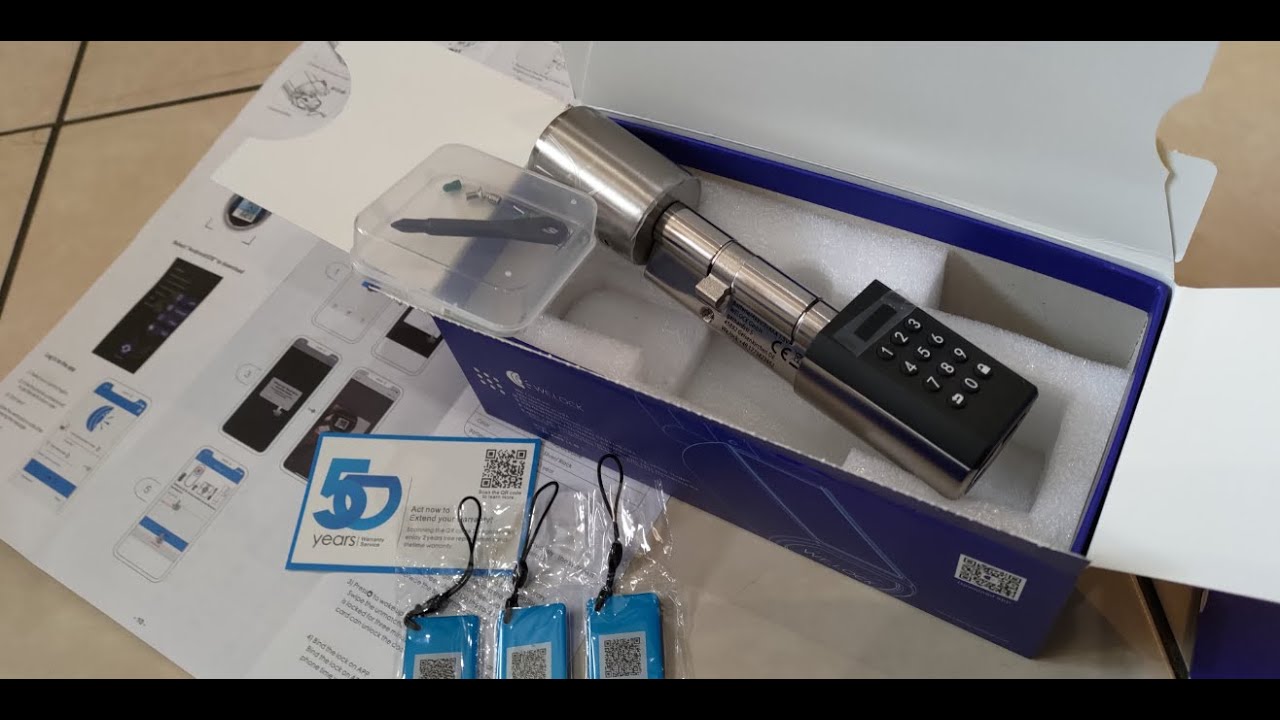 WE.LOCK Electronic Smart Door Lock Cylinder with Keypad PCB41 #welock # ...