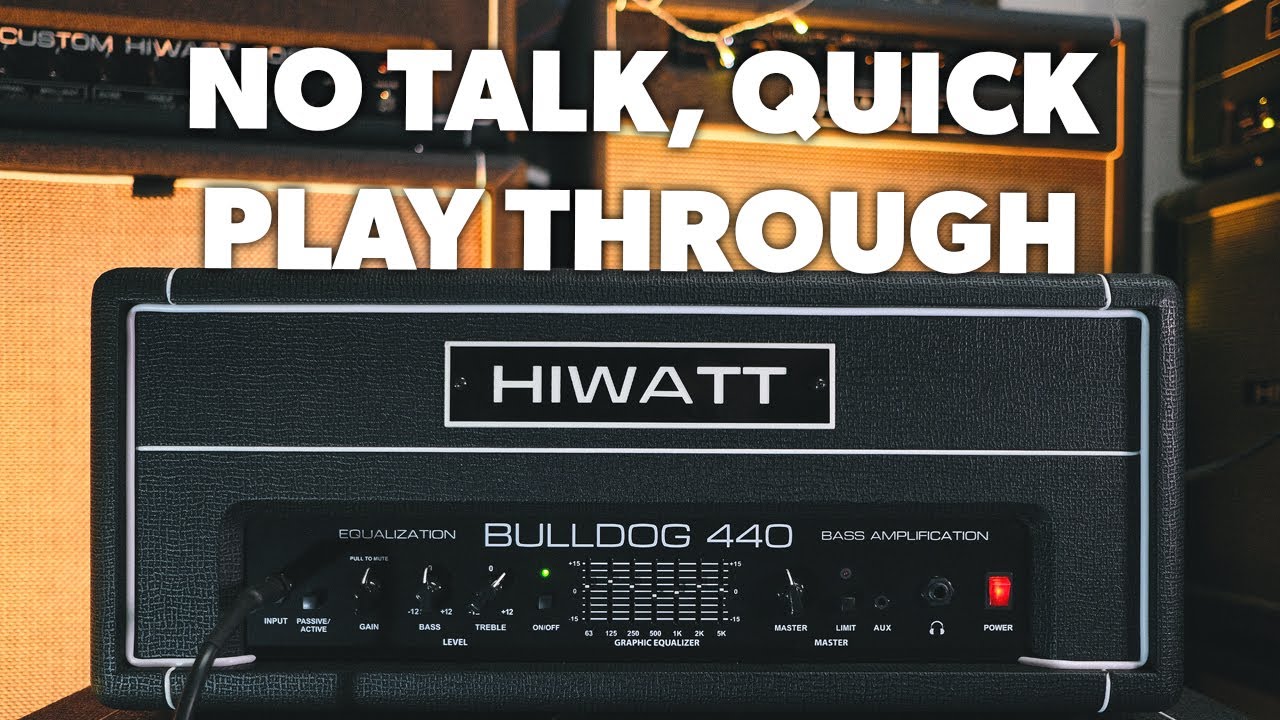 Hiwatt Bulldog 440 - No Talk Mini Demo - YouTube