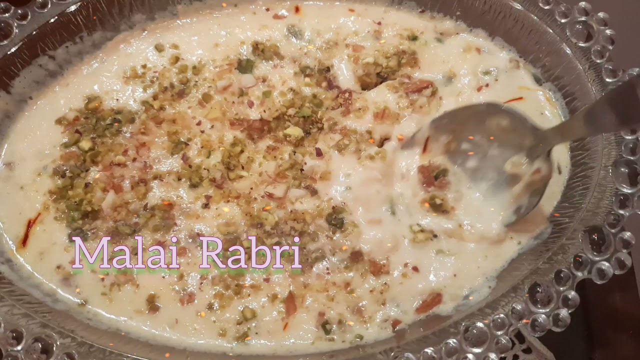 Delicious Malai Rabri.... - YouTube