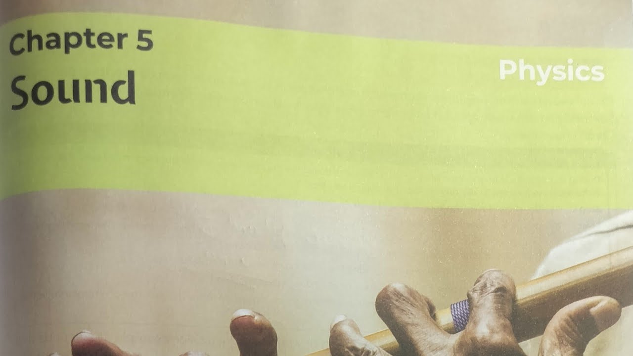 Sound chapter class -2 physics - YouTube