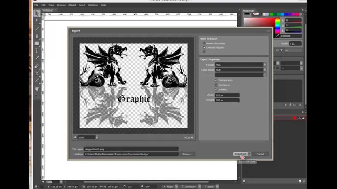 Expression Design 4 Font Graphic - YouTube