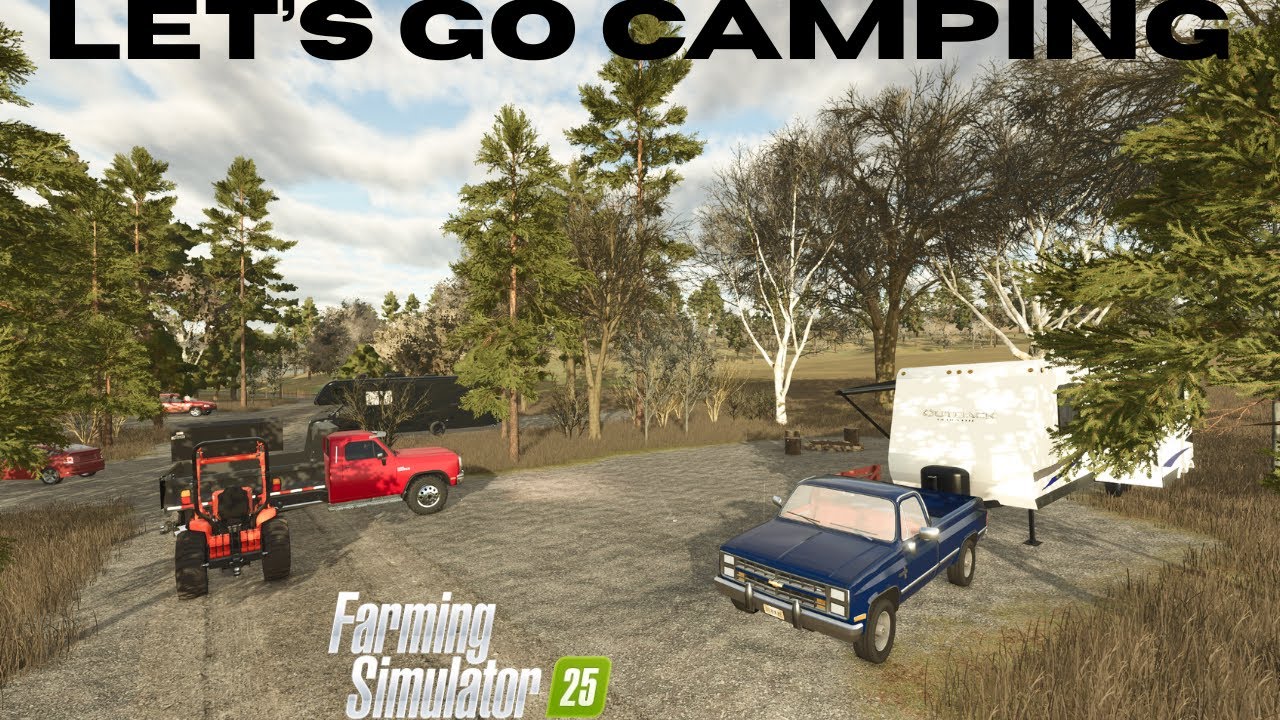 Adding A campground to my town build in Farming Simulator 25! - YouTube