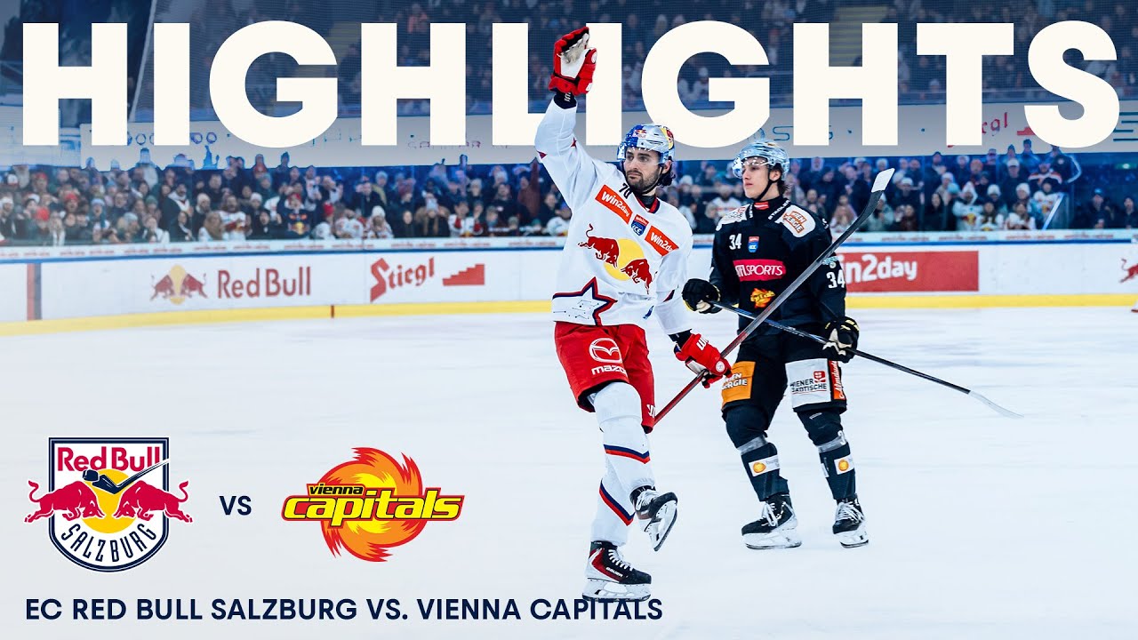 EC Red Bull Salzburg vs. Vienna Capitals - Game Highlights - YouTube