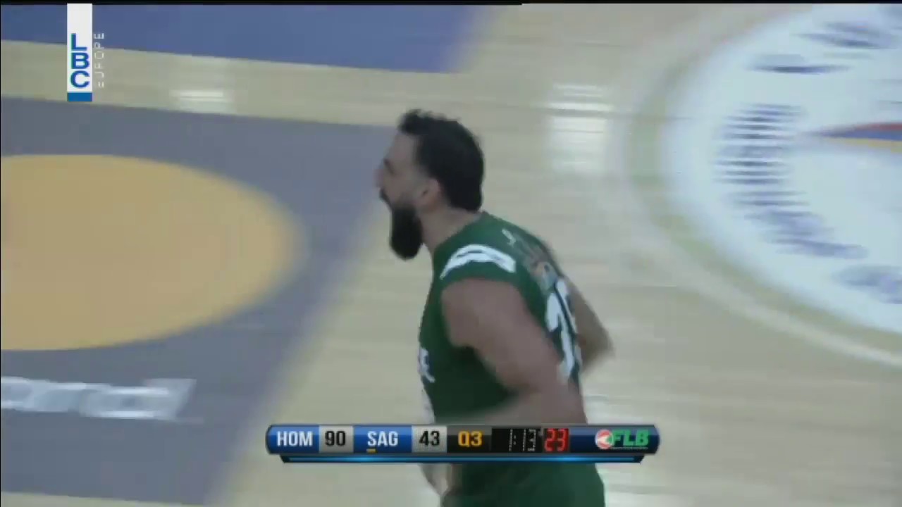 Lebanese Basketball League 2017/2018 - Final 4 Ray Dagher Dunk - YouTube