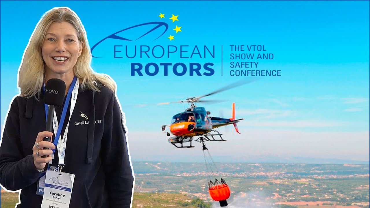 Visita a la feria European Rotors 2024 con Caro la Pilote VOST - YouTube