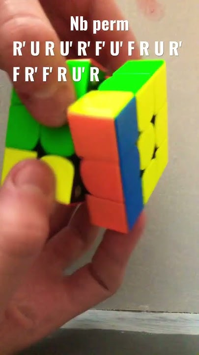 Nb perm #algorithm #algorithms #gancube #gancubes #jperm #jpermillion # ...