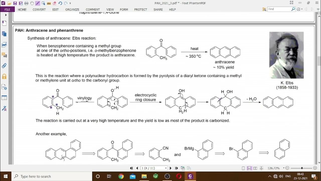 Polynuclear Aromatic Hydrocarbons, Part-4 - YouTube