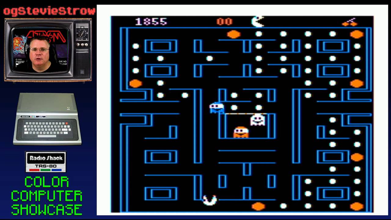 Pac-Tac II - 1983 - TRS-80 Color Computer Game - YouTube