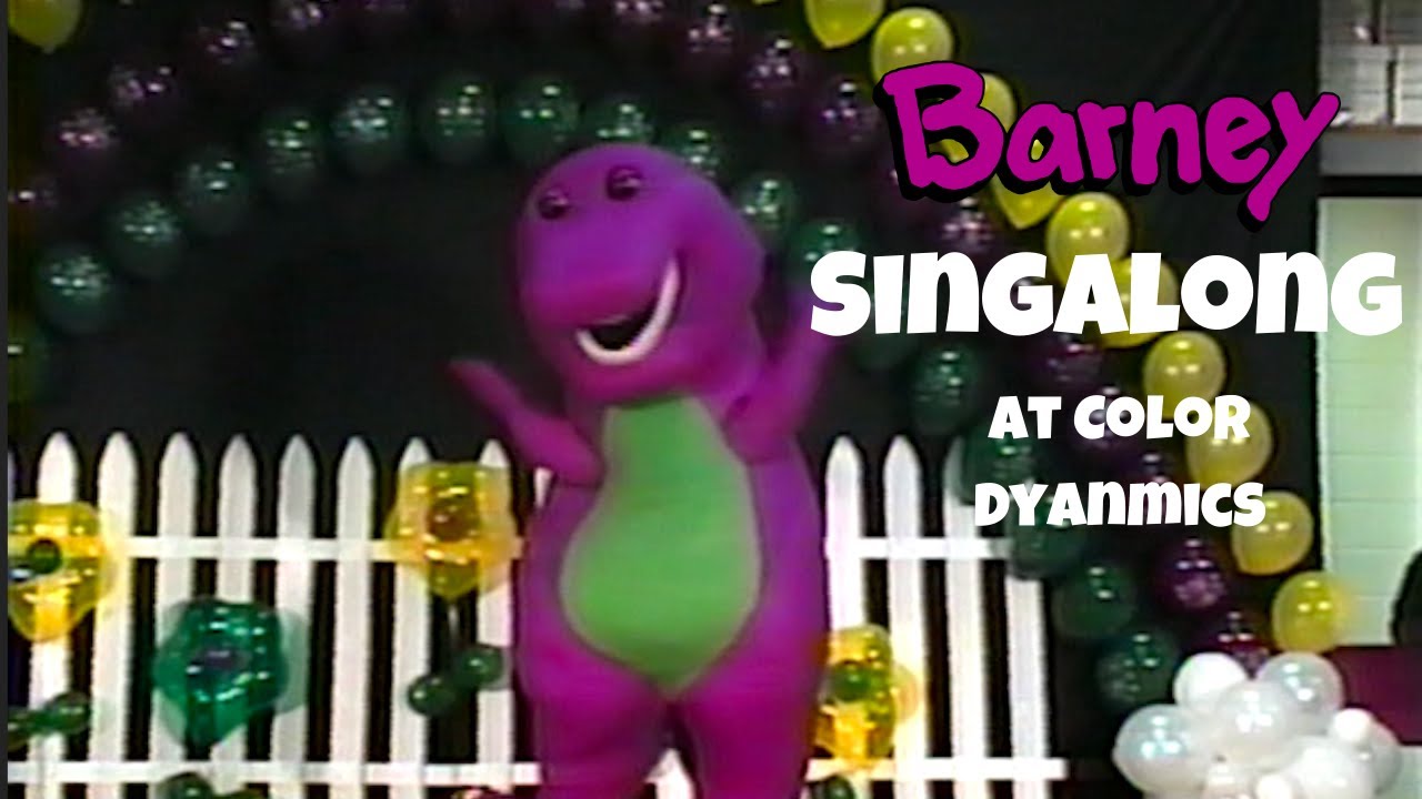 Barney's Open House show at Color Dynamics 1994 | Lost Media - YouTube