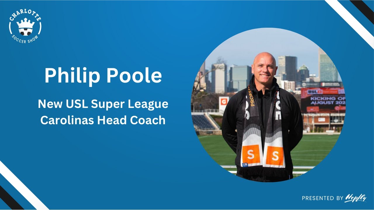 Philip Poole, USL Super League Carolinas Head Coach - YouTube