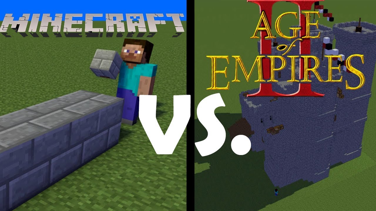 Minecraft vs Age of Empires 2 [Minecraft Animation] - YouTube