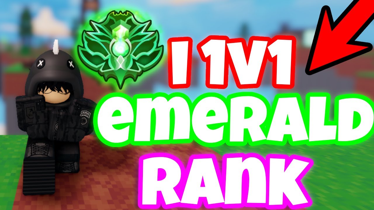 I 1V1 EMERALD RANK PLAYER⚔️🔥 (ROBLOX BEDWARS) - YouTube
