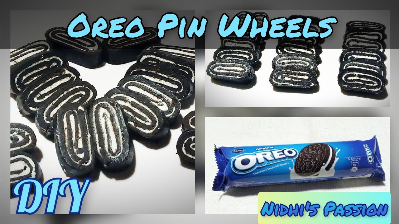 29 - Oreo Pin Wheels/2 ingredients quick recipe/How to make/DIY - YouTube