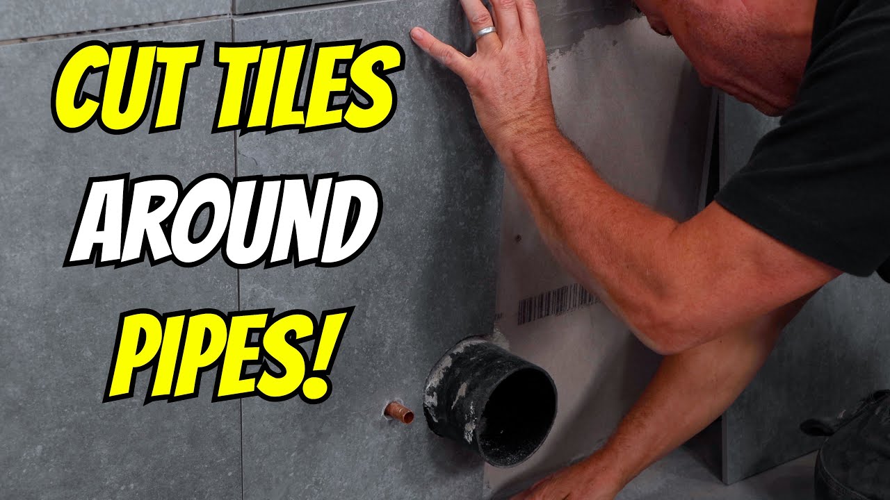How To Cut Tiles Around Your Toilet Pipes | Top Trade Tips | Tiling 101 ...