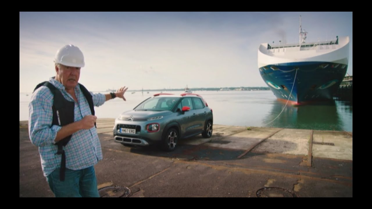 Jeremy Clarkson pulls a 13,000 ton ship with a Citroen C3 Aircross ...