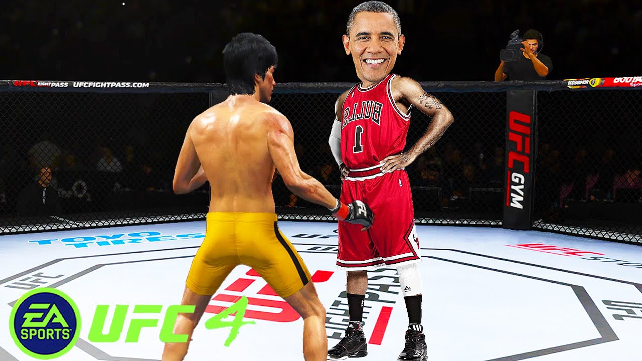 UFC4 Bruce Lee vs Barack Obama EA SPORTS UFC 4 - PS5 - YouTube