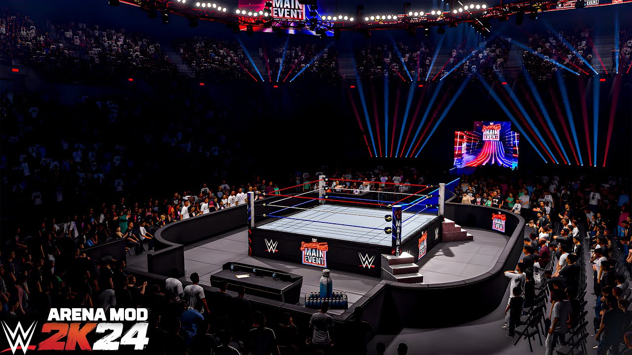 WWE 2K24: Saturday Night's Main Event Modded Arena! - YouTube