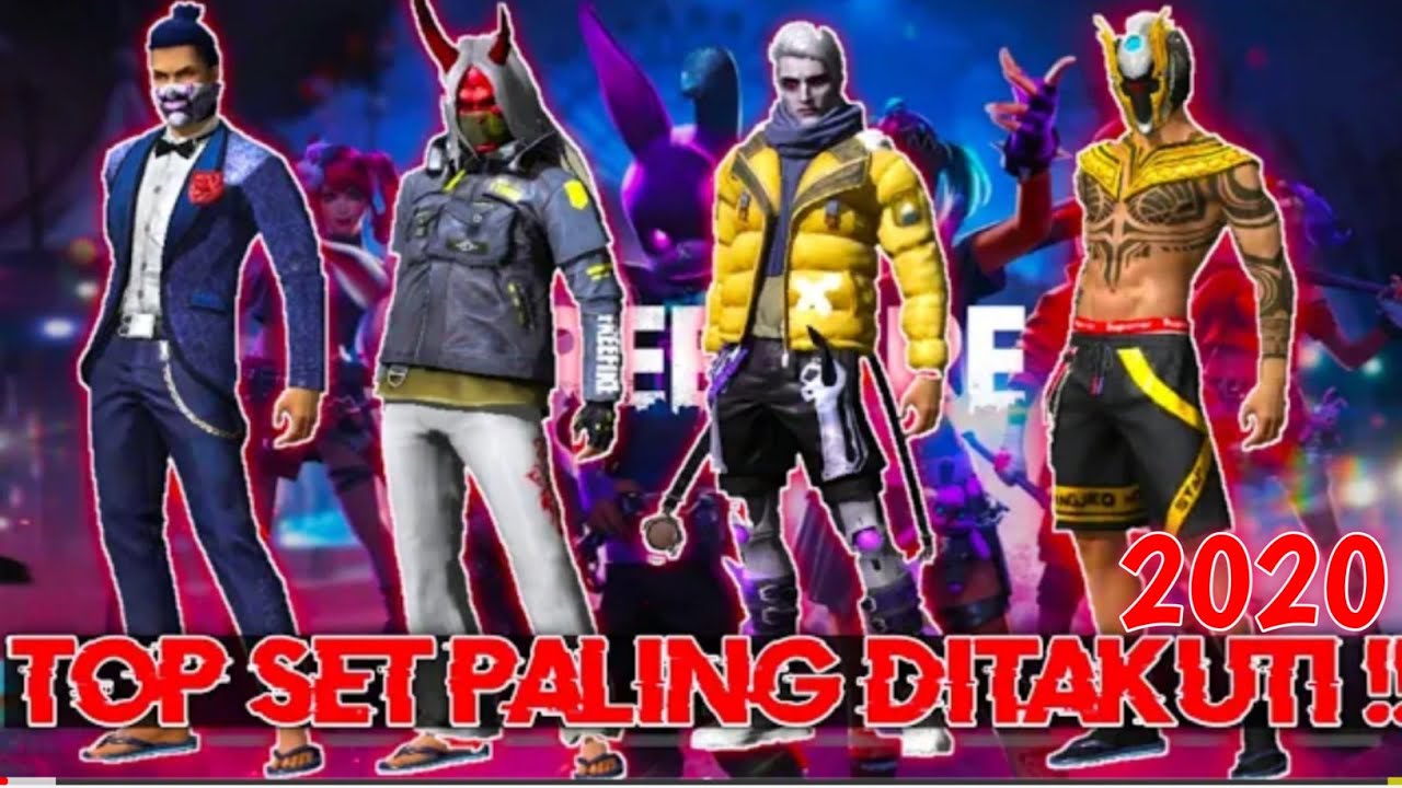 5 KOMBINASI SET TERKEREN DAN TERBAIK AKHIR 2019 (ELITE SET)-FREE FIRE ...