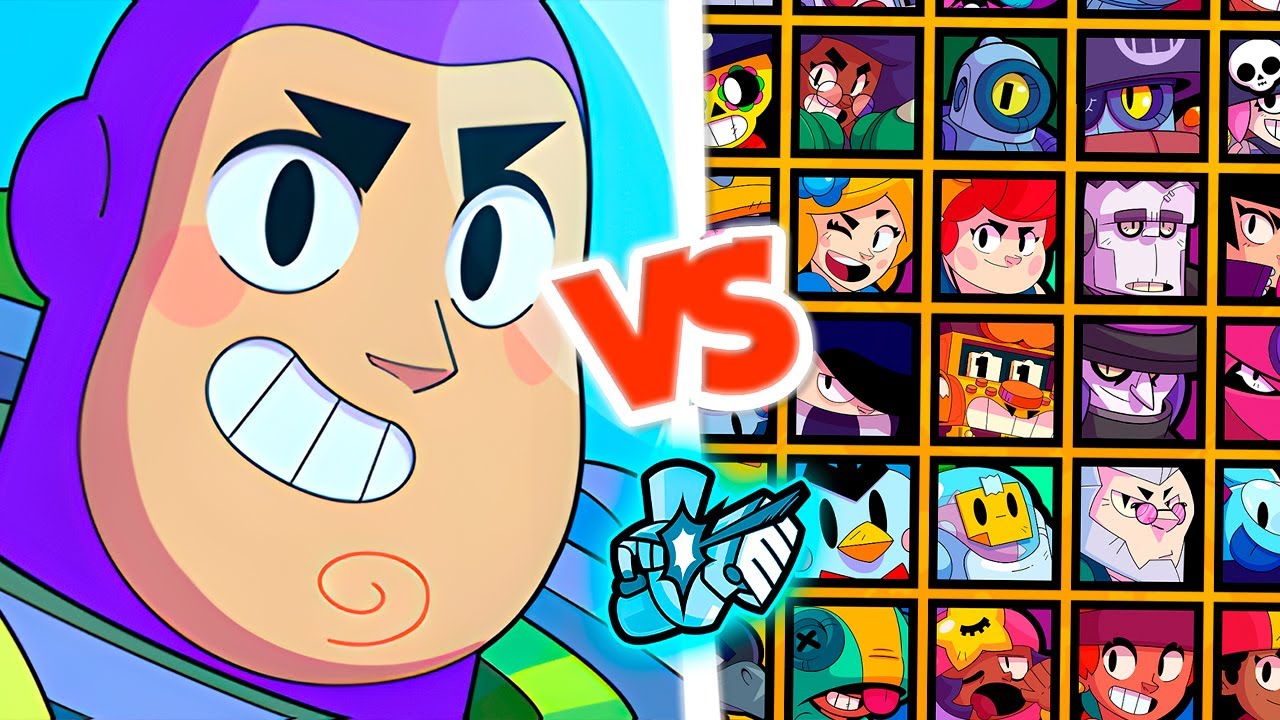 INCONSISTENTE? BUZZ LIGHTYEAR MODO LASER VS TODOS os BRAWLERS do BRAWL ...
