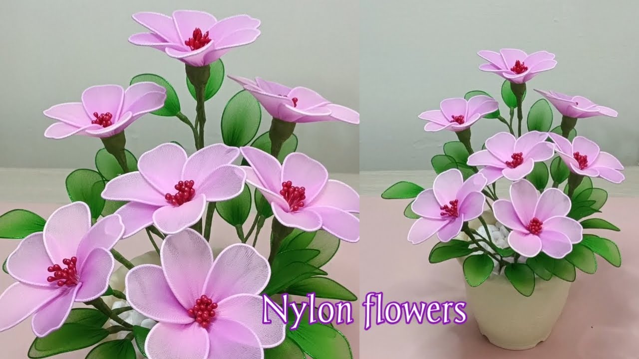 How to make nylon stocking flowers|| Tutorial bunga stoking - YouTube
