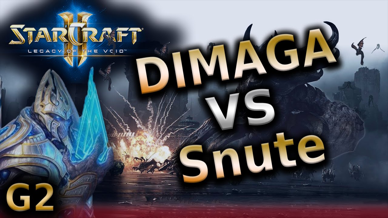 Starcraft 2 LotV - DIMAGA vs Snute - ZvZ G2 - SC2 Pro Tournament - YouTube