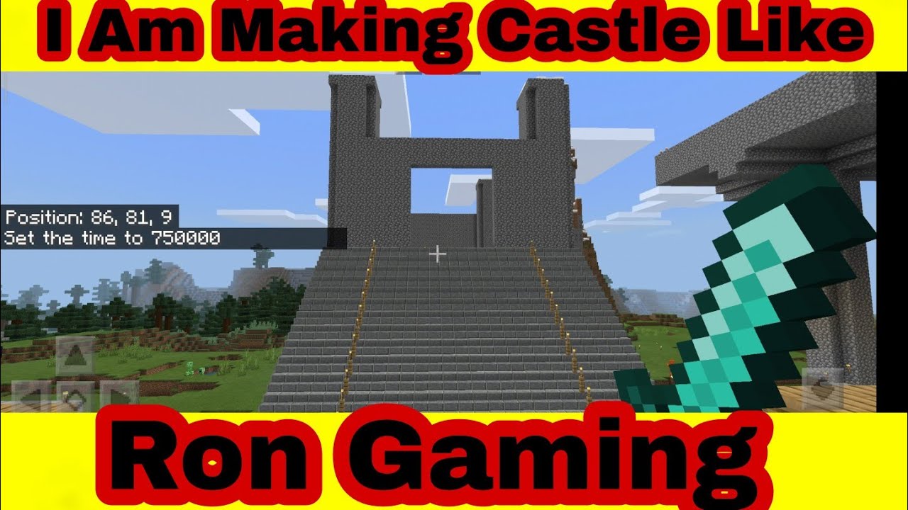 I Am Making A Castle Once Again Like Ron Gaming [Minecraft S2 EP2 ...