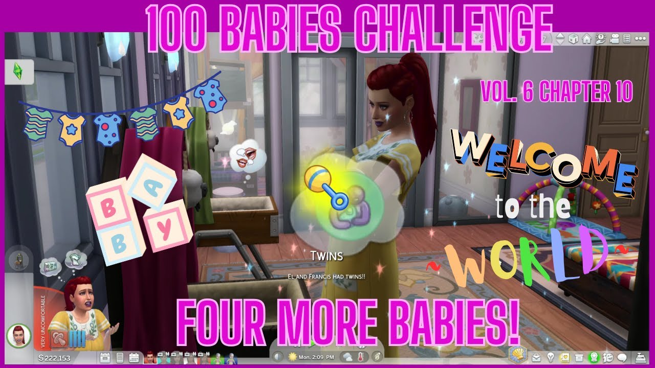 100 Babies Challenge Vol. 6 Chapter 10: Four more babies! | The Sims 4 ...