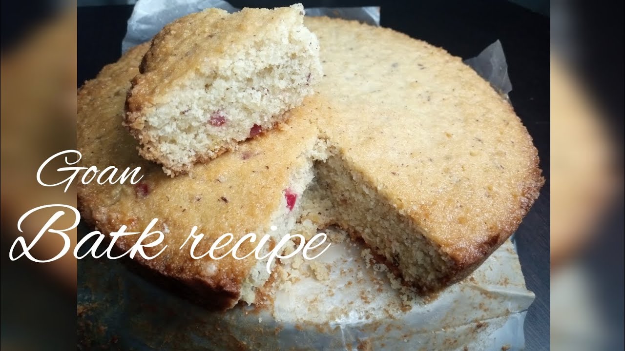 Goan Batk Recipe || coconut and rawa cake - YouTube