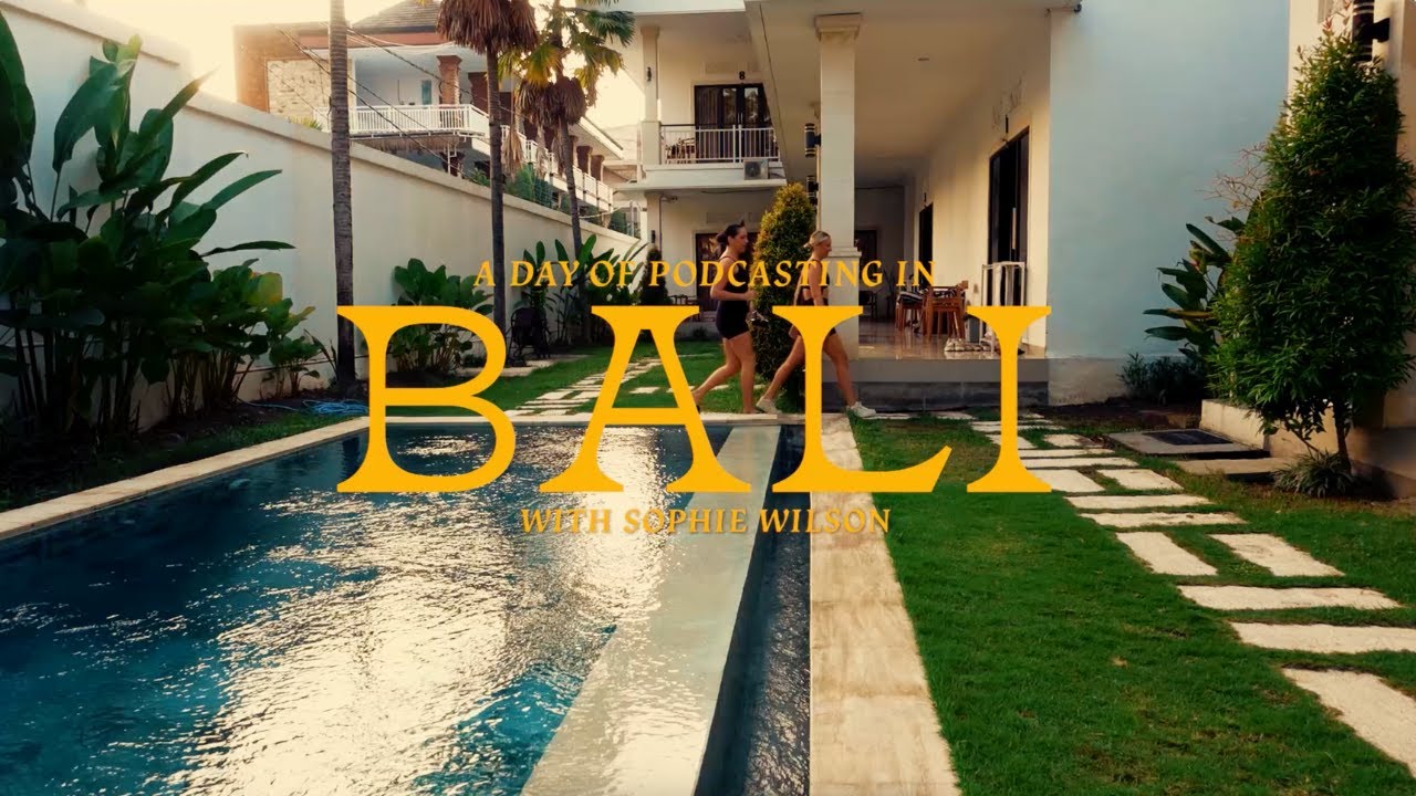 Record a podcast with me in Bali | Bali Podcast Studio Vlog - YouTube