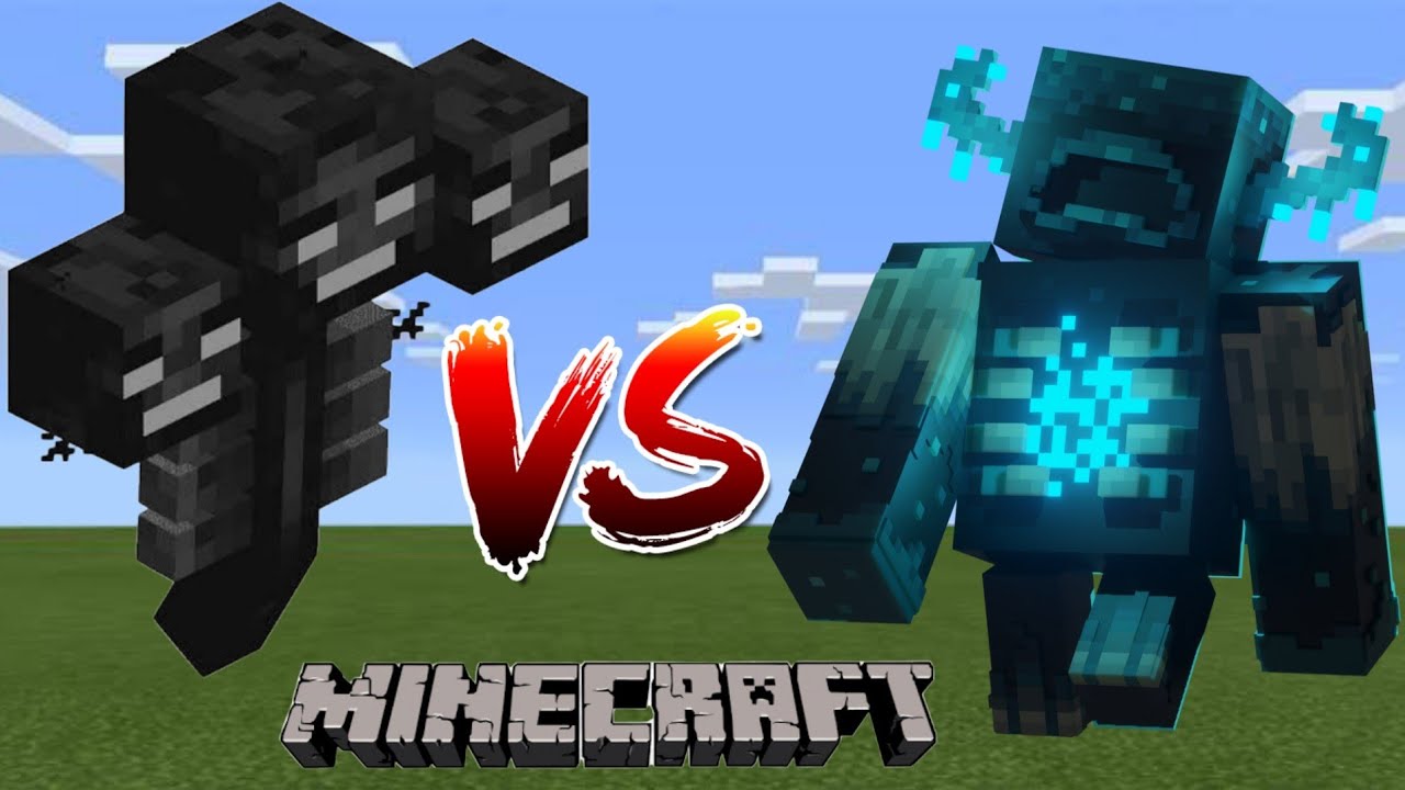 Wither vs Warden - Minecraft Mob Battle - YouTube