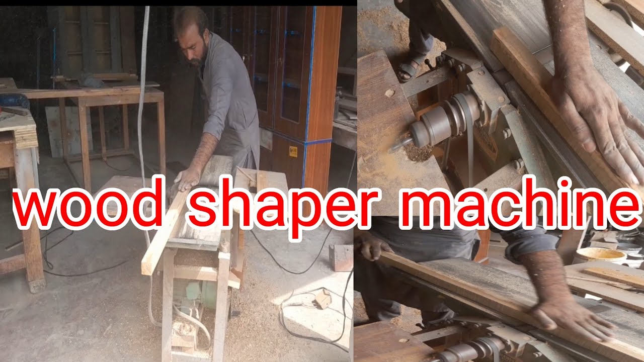 Wood shaper machine wood cutting machine food drill machine - YouTube