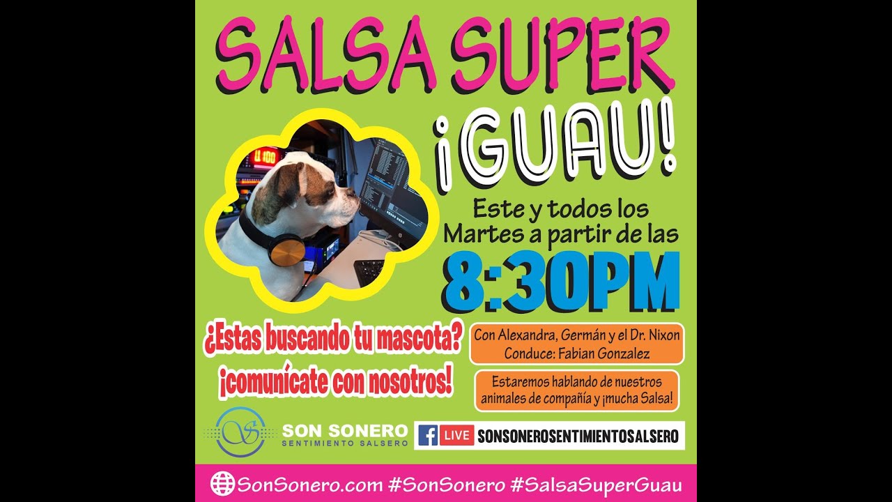 Salsa Super ¡Guau! (En Vivo) 18-01-2022 - YouTube