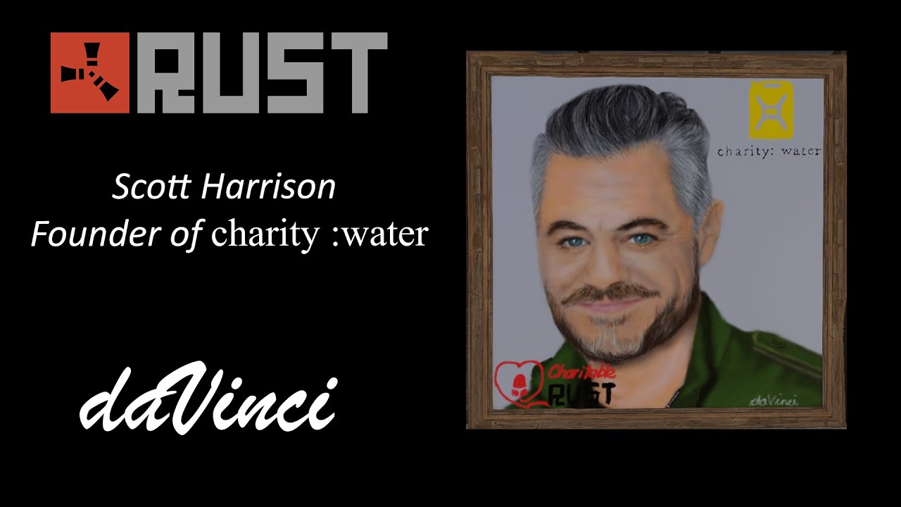 Rust Art - Speed Painting - Scott Harrison of Charity:Water, Charitable ...