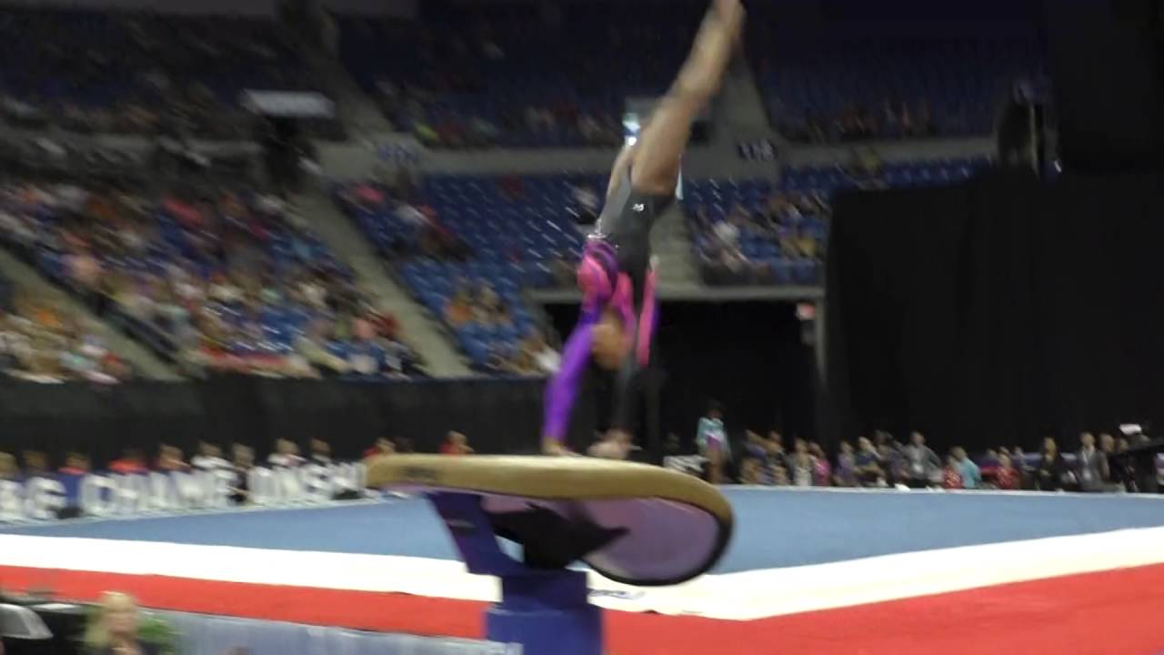 Shania Adams - Vault - 2016 P&G Gymnastics Championships - Jr. Women ...