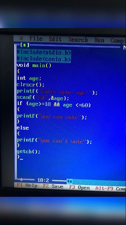 Making voting site by using c in turbo c++ #coding #cprogramming #developer #education # ...