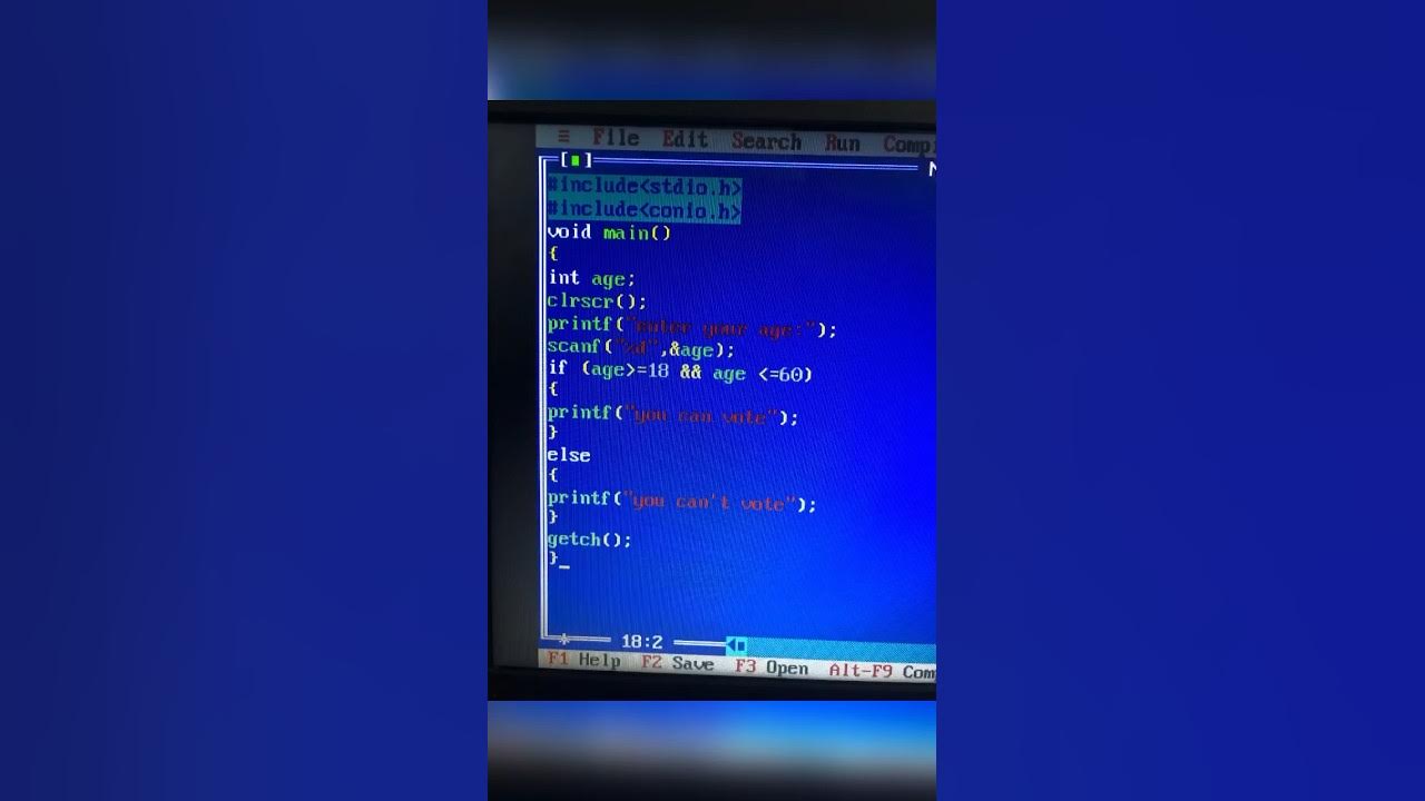 Making Voting Site By Using C In Turbo C Coding Cprogramming Developer Education