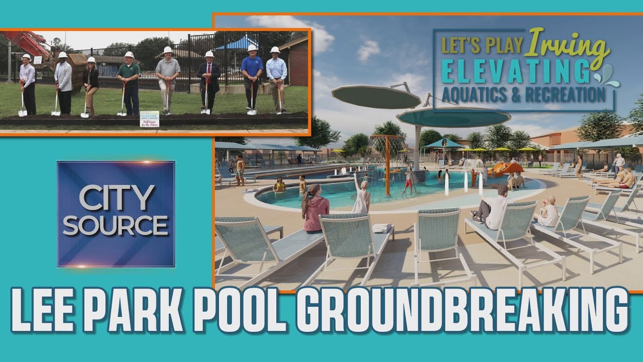 Lee Park Pool Groundbreaking - YouTube