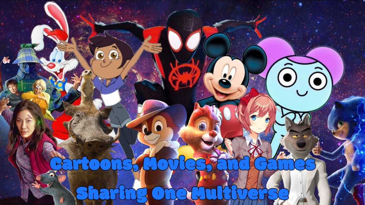 Over 900 Cartoons, Movies, and Games Sharing One Multiverse - YouTube