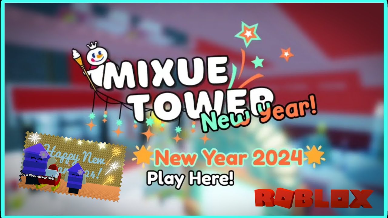 Update Terbaru Mixue Tower Event Tahun Baru 2024 | Roblox Indonesia ...