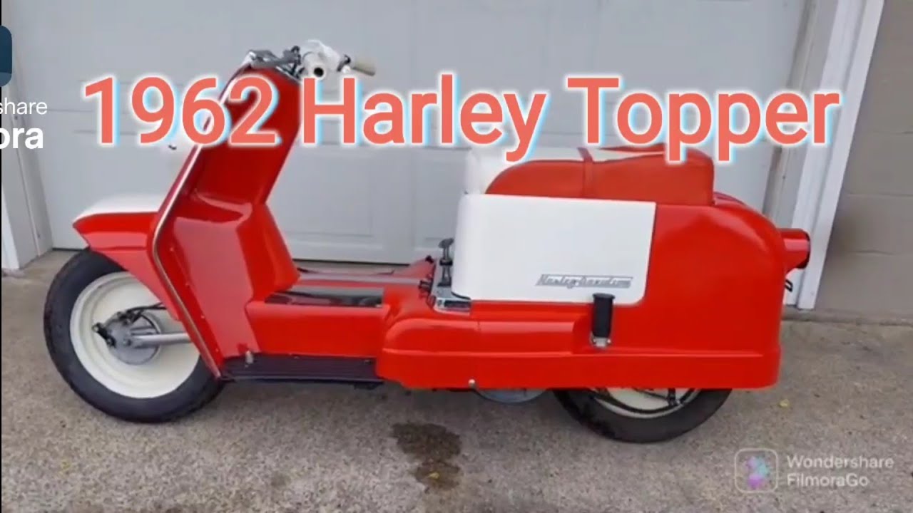 Vintage Harley Topper restoration - YouTube