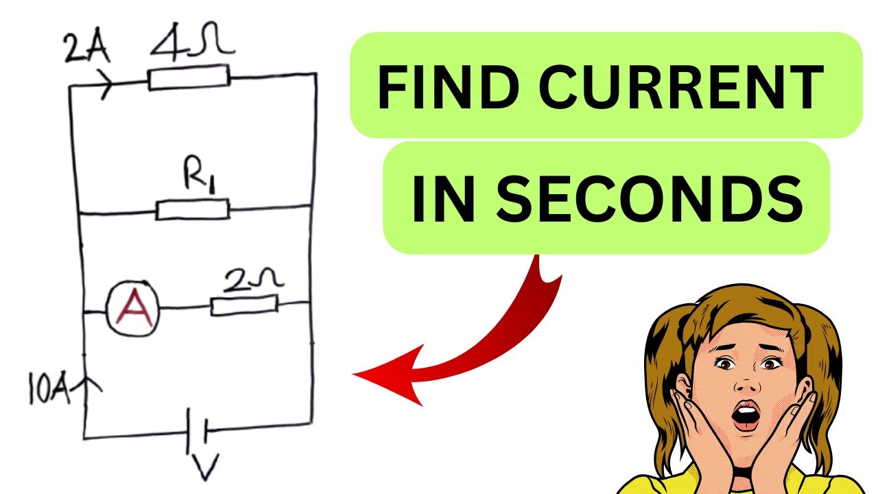 Finding The Current In a Parallel Circuit With 3 Resistors - YouTube