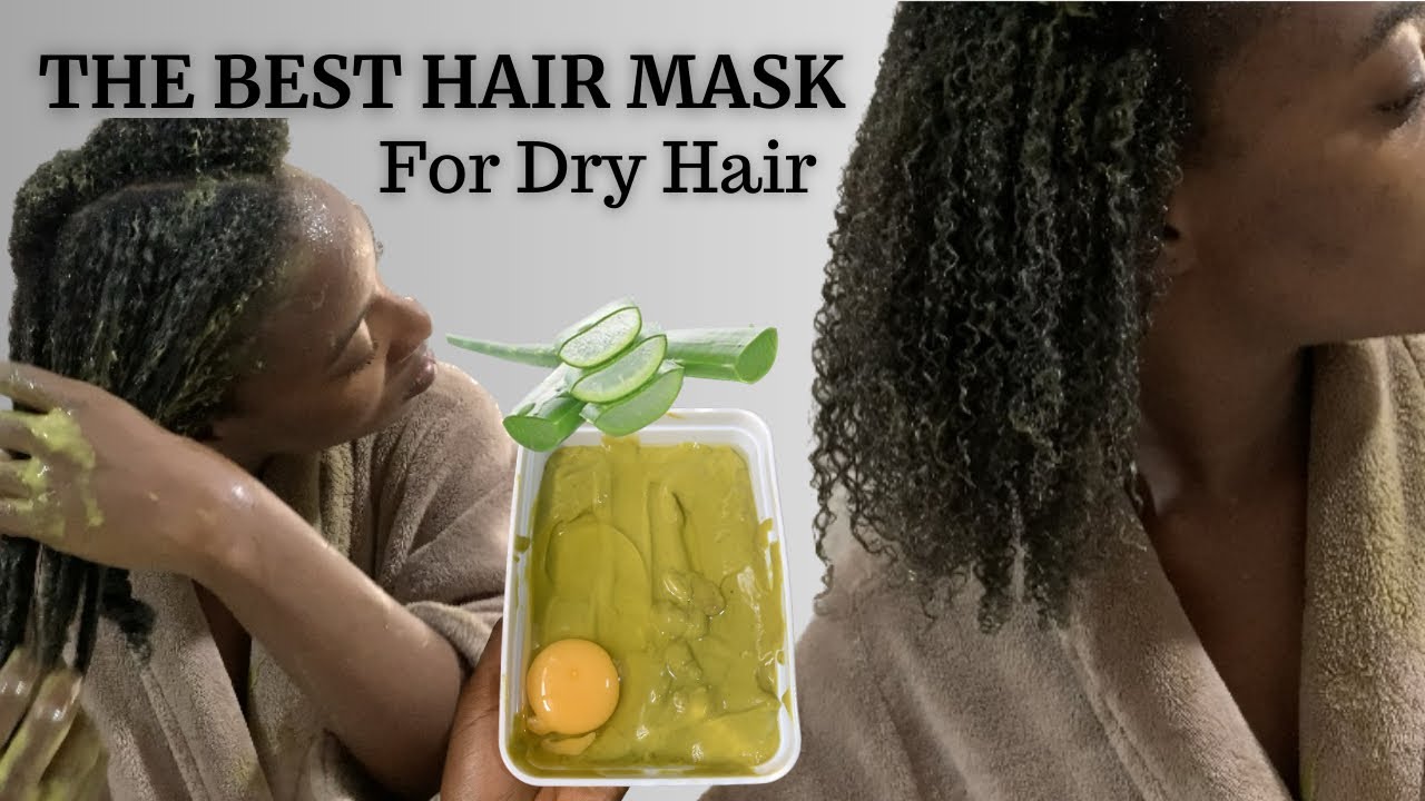 THE BEST DEEP CONDITIONING HAIR MASK FOR DRY DAMAGED HAIR!! DIY AVOCADO ...