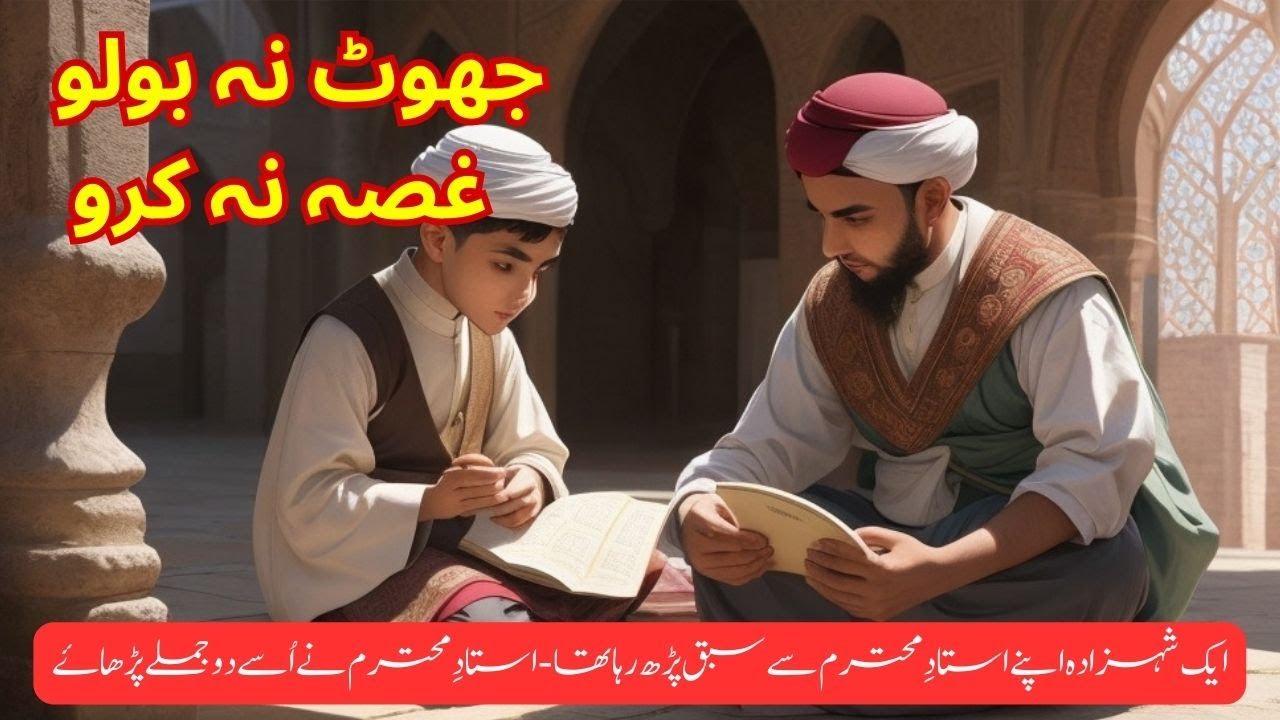 jooth or gusa na karo | jooth ki saza | Moral Story | جھوٹ کی سزا ...