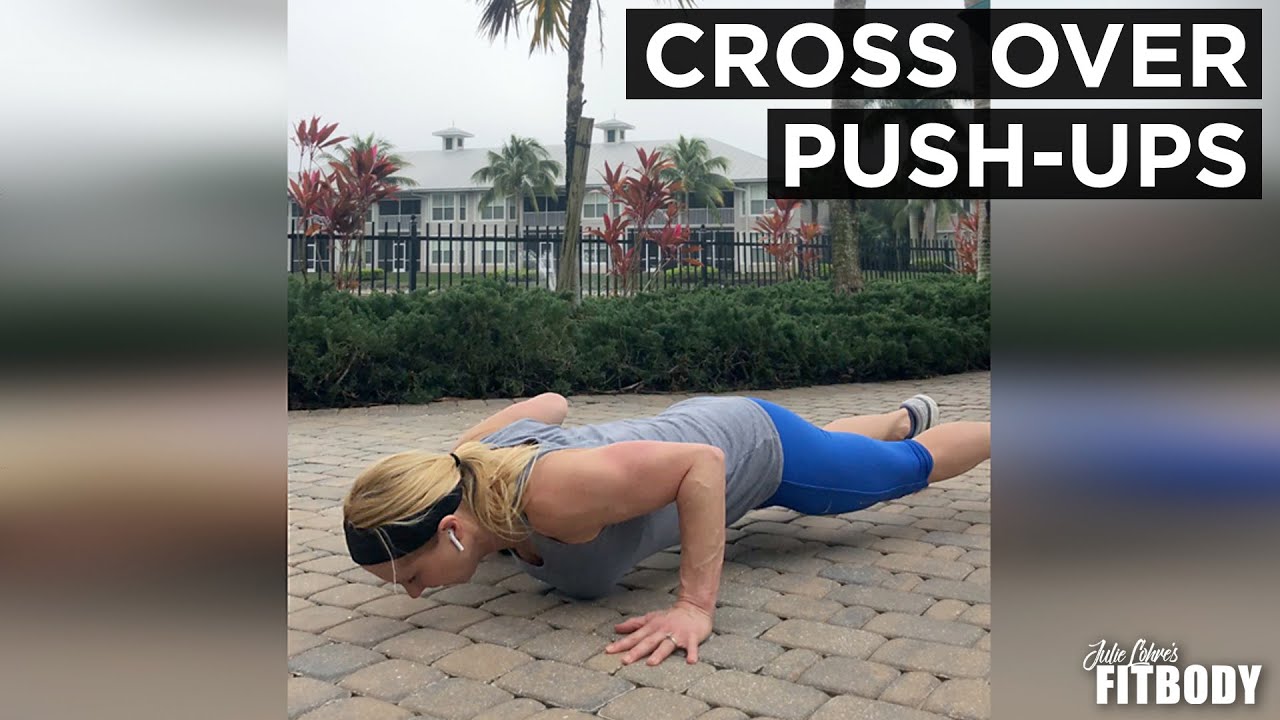 Crossover Push Ups - YouTube