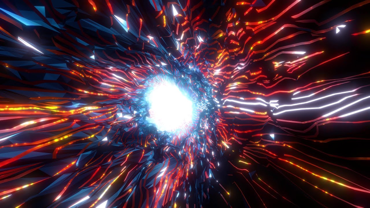 Abstract Futuristic Dimensional wrap tunnel 3d Endless Loop Animated ...