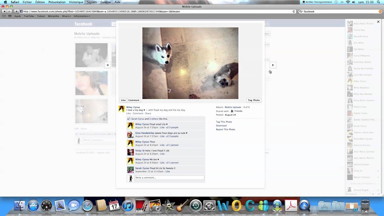 Miley facebook - YouTube