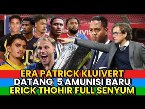 LUAR BIASA Aura Positif PATRICK KLUIVERT Memancing Pemain Keturunan ...